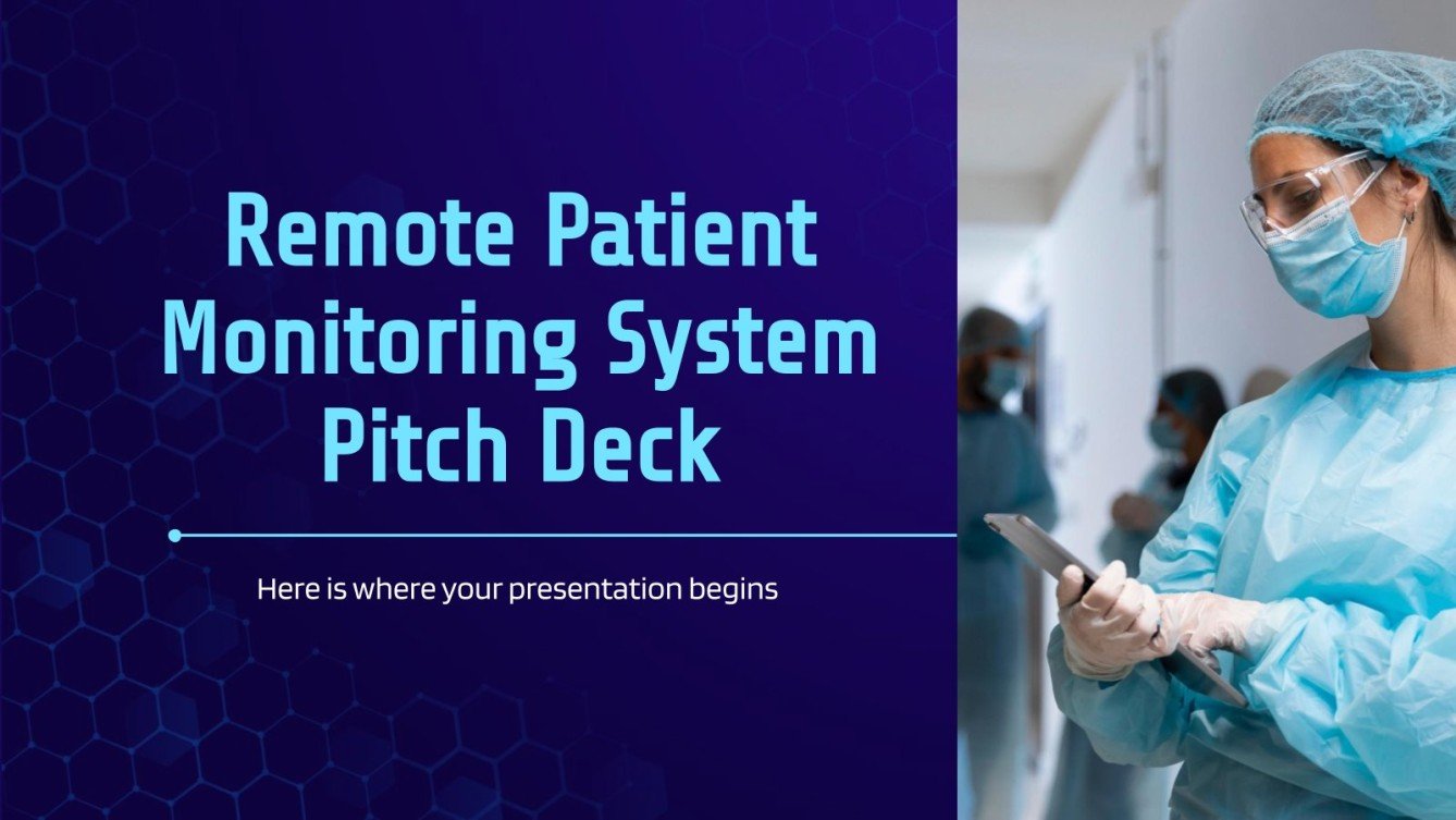 Remote Patient Monitoring System Pitch Deck Presentation