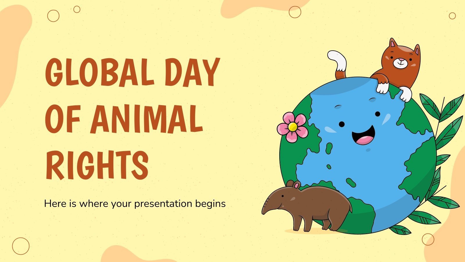 Global Day of Animal Rights | Google Slides & PowerPoint