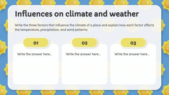 Climate and Weather Patterns - Earth Science - 12th Grade