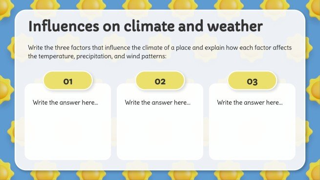 Climate and Weather Patterns - Earth Science - 12th Grade