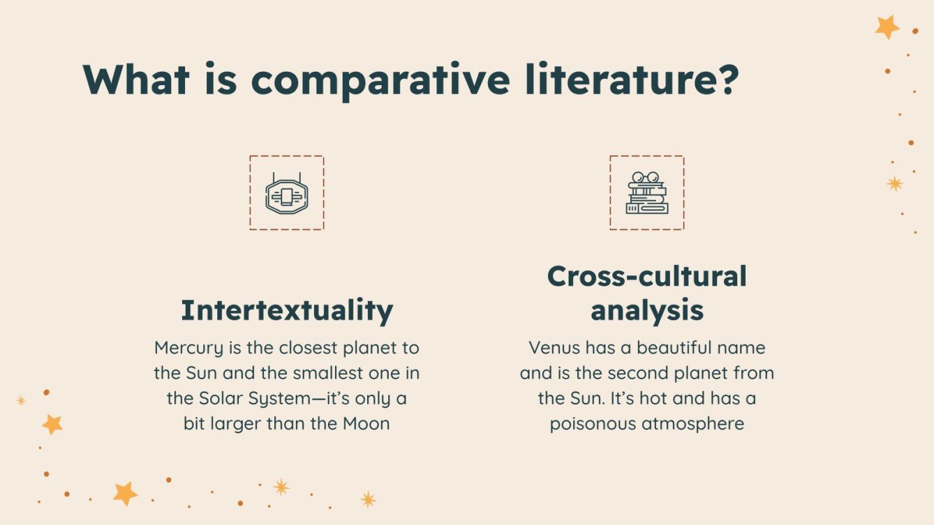 Comparative Literature and World Texts - 12th Grade
