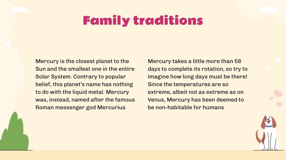 Family and Traditions - History | Google Slides & PowerPoint
