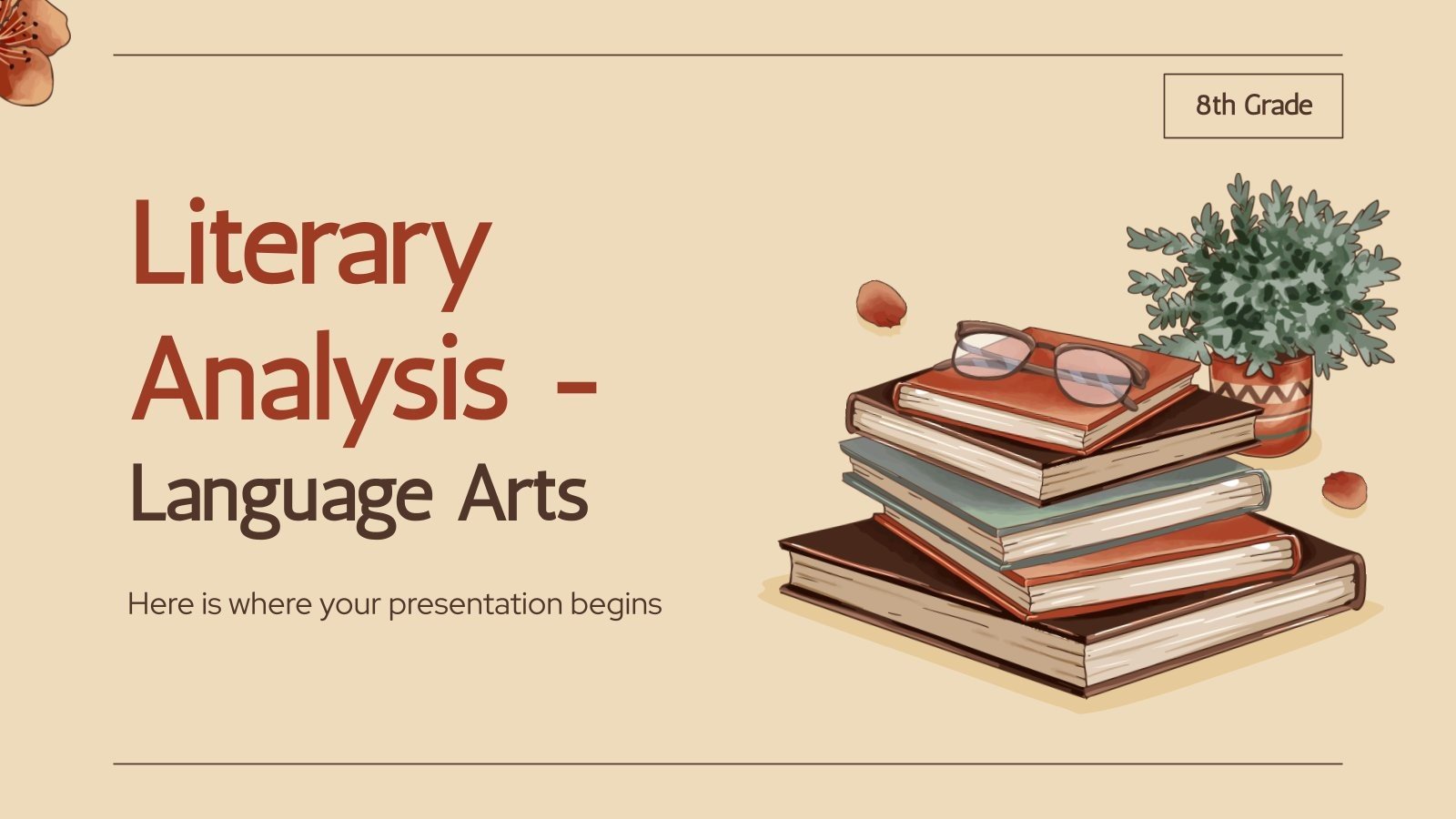 Literary Analysis - Language Arts | Google Slides