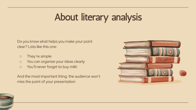Literary Analysis - Language Arts | Google Slides
