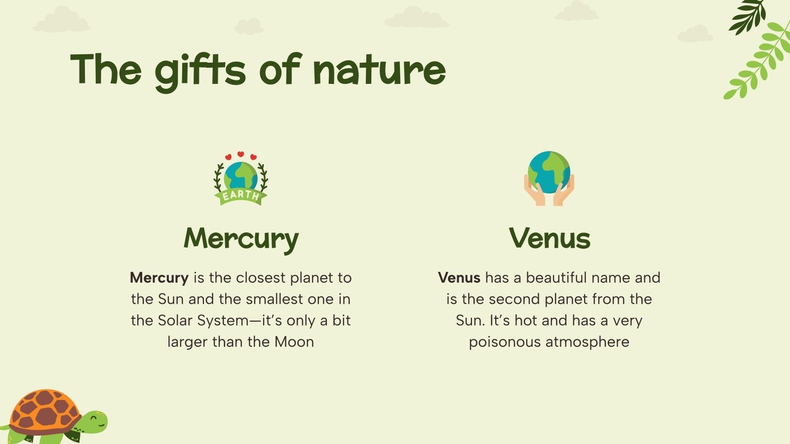 Earth and Its Resources - Pre-K | Google Slides & PPT