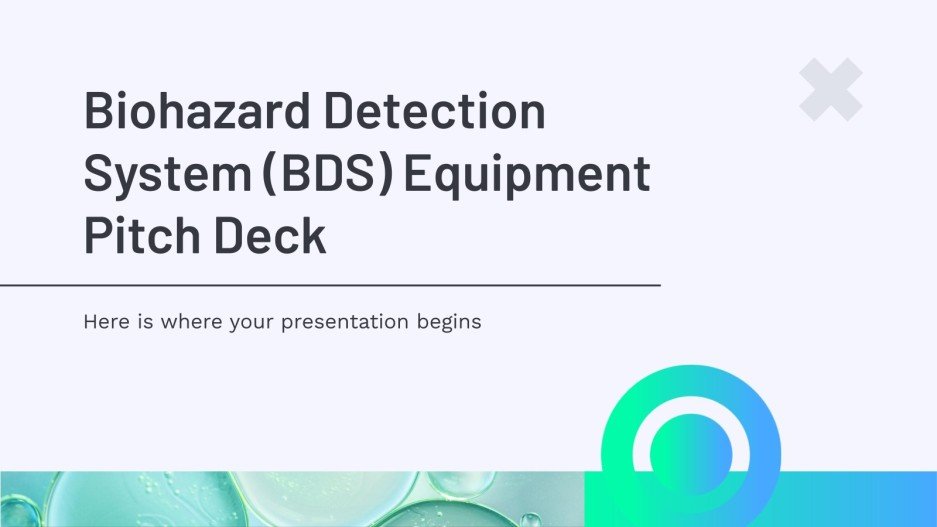 Biohazard Detection System (BDS) Equipment Pitch Deck