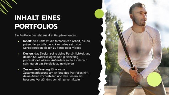 Tennis Player Portfolio Presentation