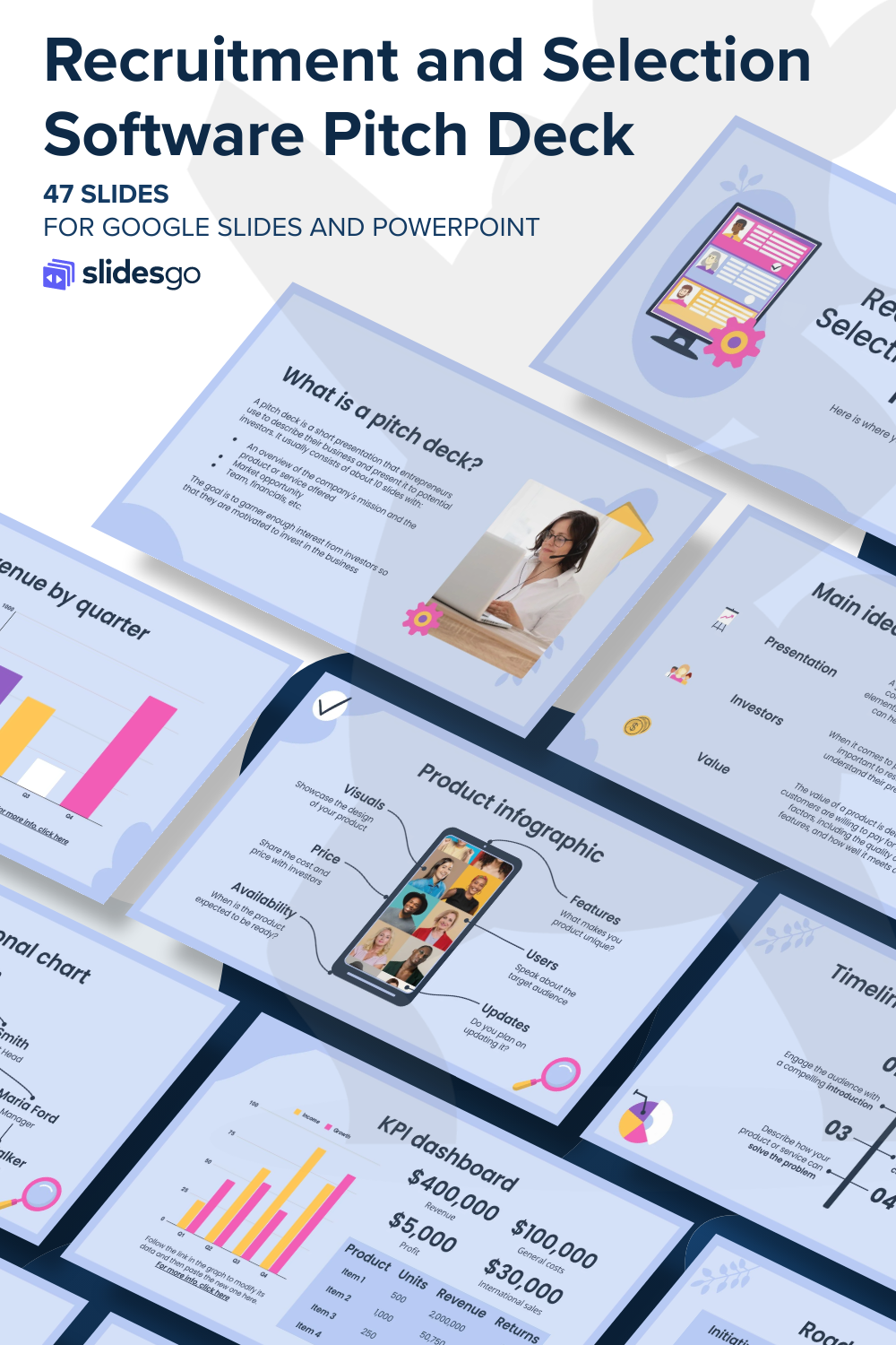 Recruitment and Selection Software Pitch Deck Presentation