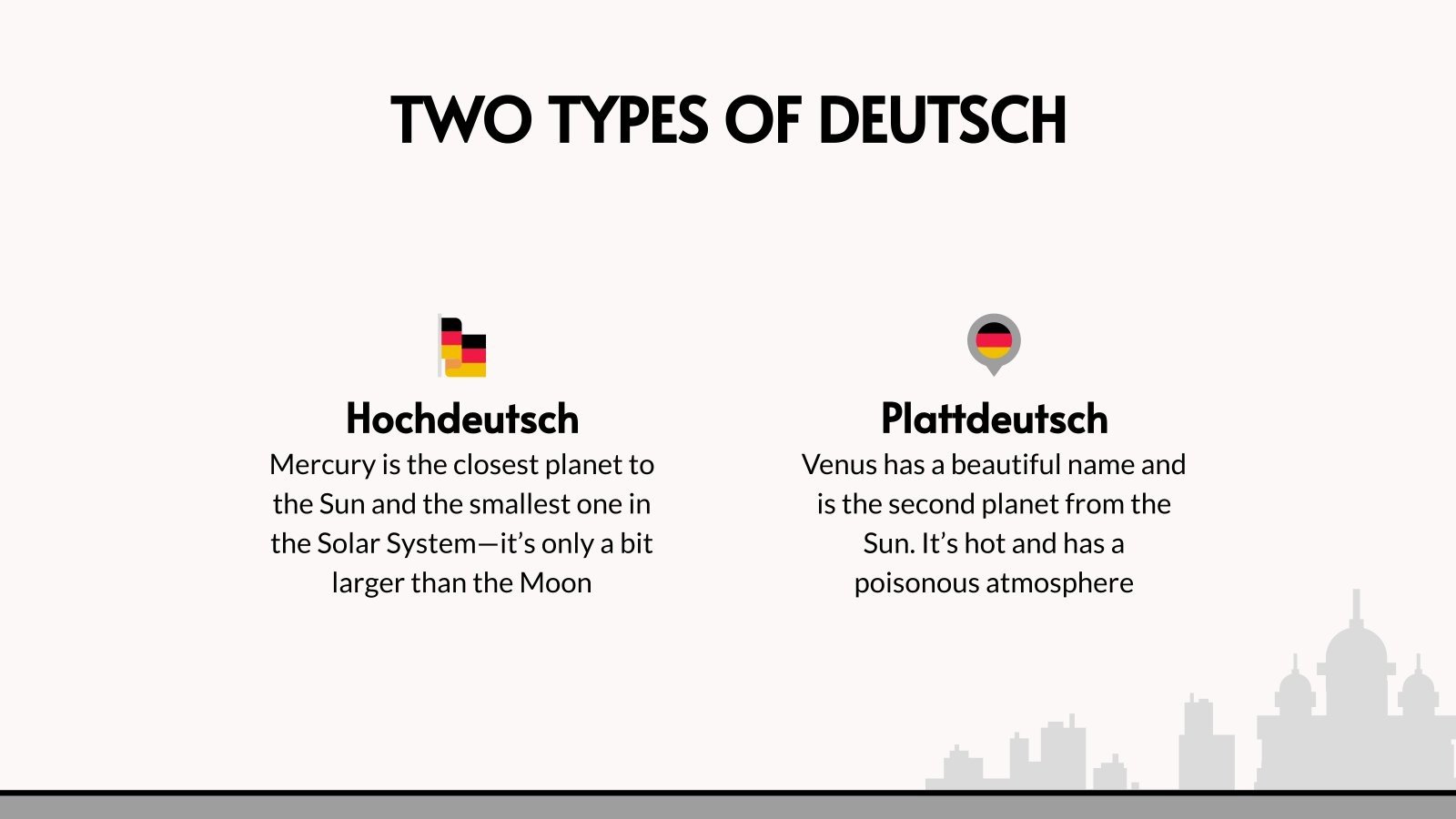 Countries, Nationalities, and Languages - German