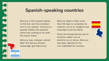 Países, nacionalidades e idiomas - Español | Google Slides