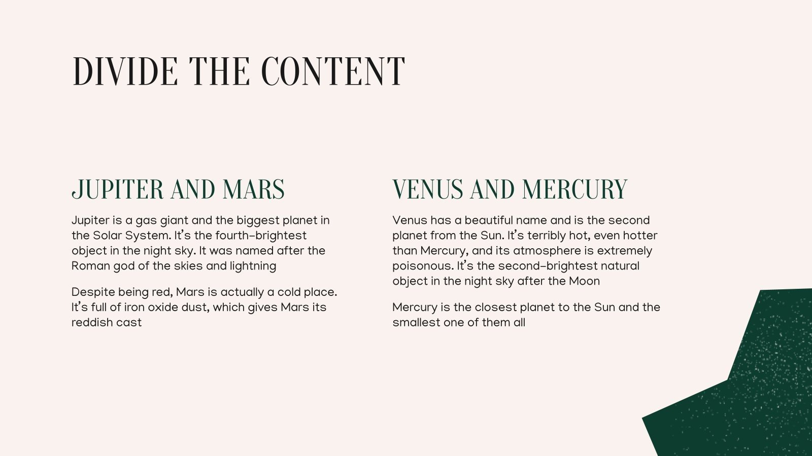 Monochrome Rough Abstract Shapes - Business Basic Template