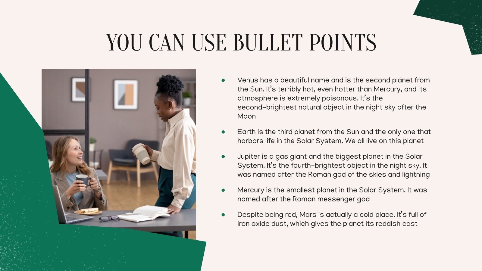 Monochrome Rough Abstract Shapes - Business Basic Template