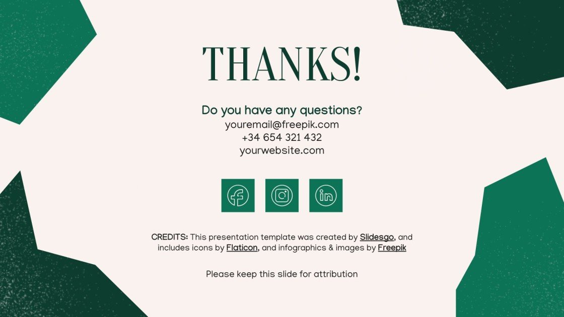 Monochrome Rough Abstract Shapes - Business Basic Template