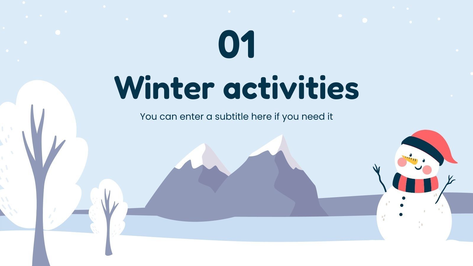 Winter Break - Pre-K | Google Slides & PowerPoint