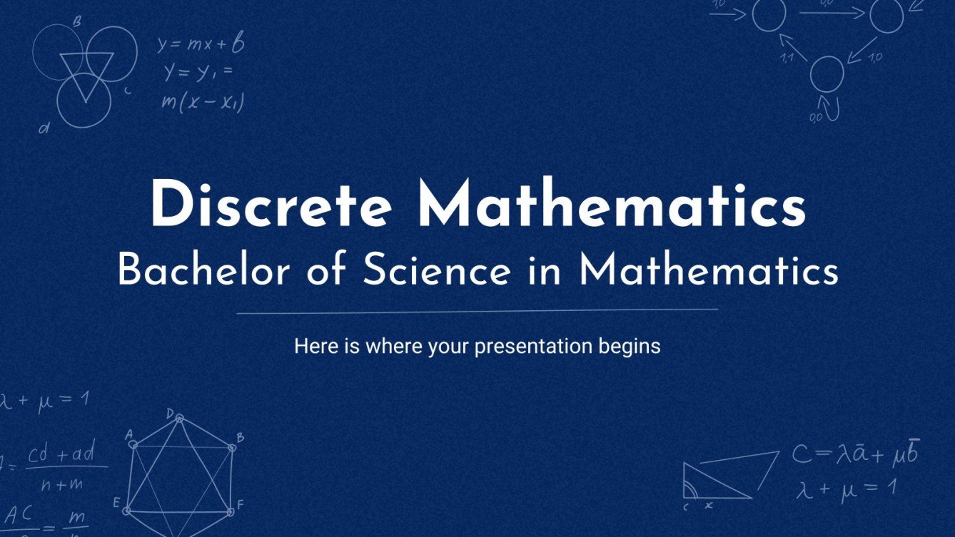 Discrete Mathematics | Google Slides & PowerPoint template