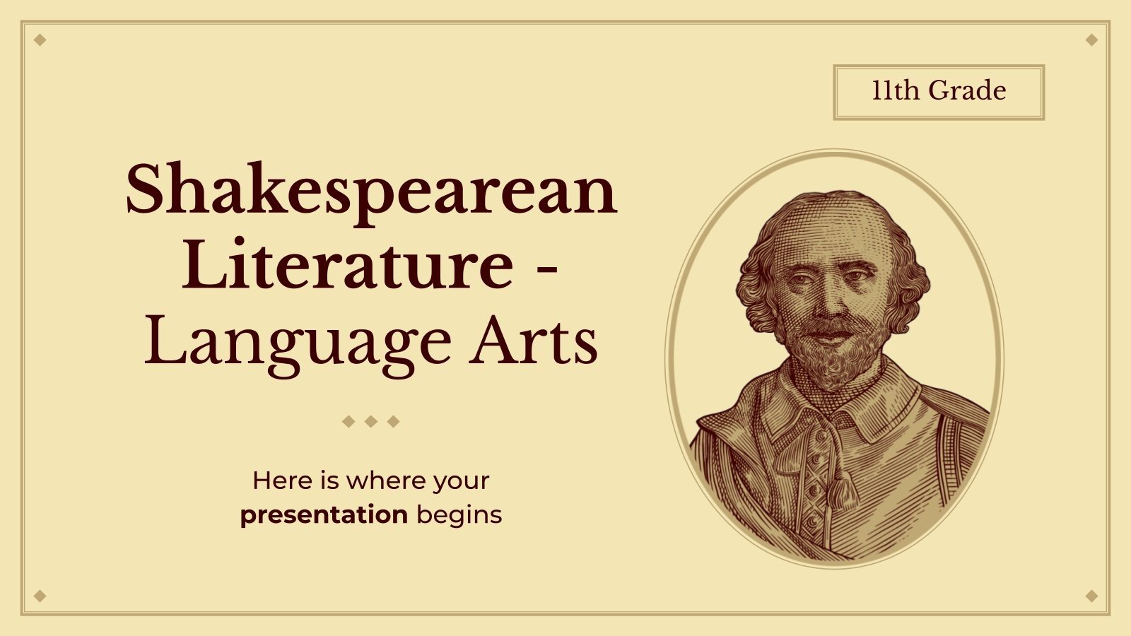 Shakespearean Literature - Language Arts - 11th Grade