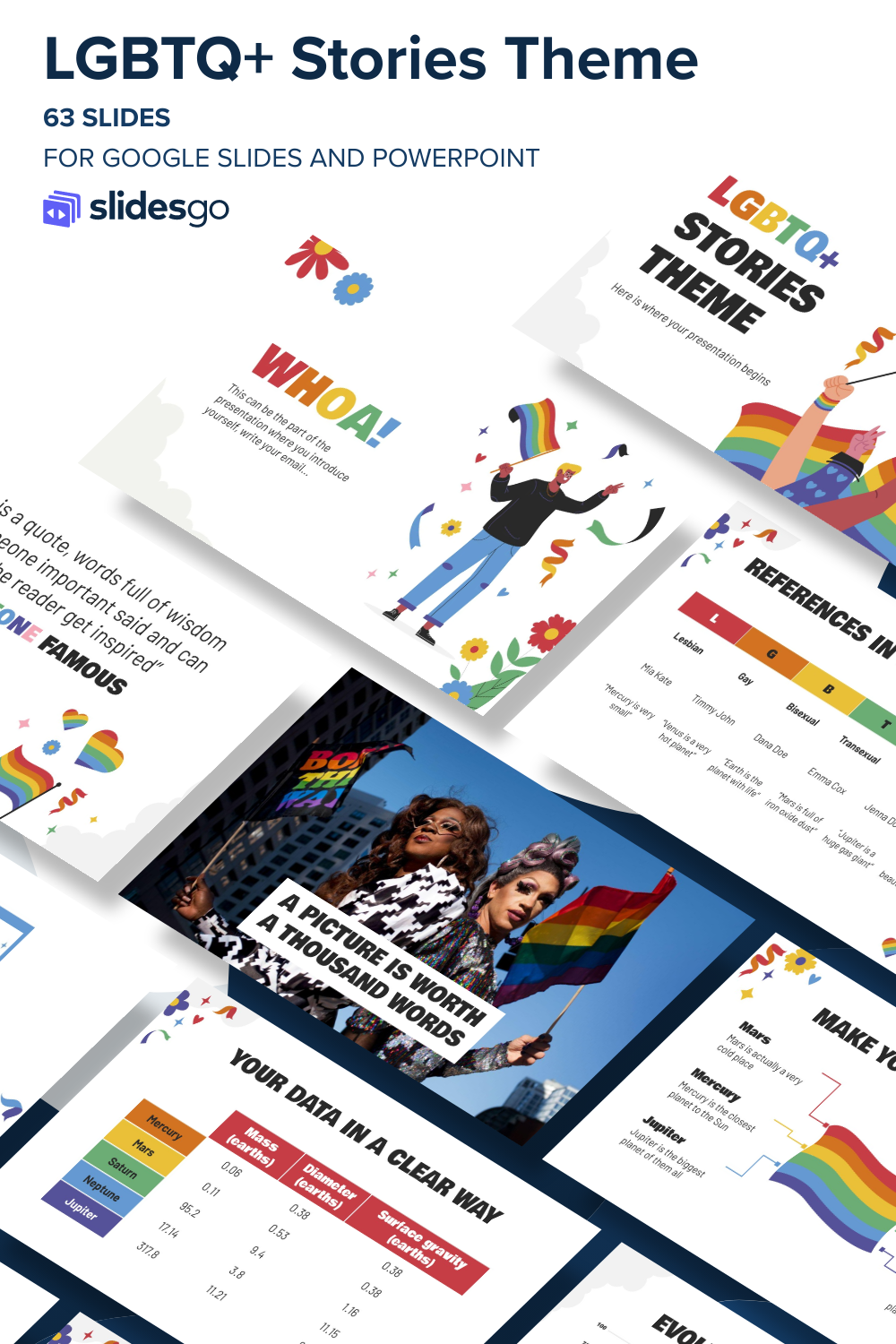 LGBTQ+ Stories Theme | Google Slides & PowerPoint