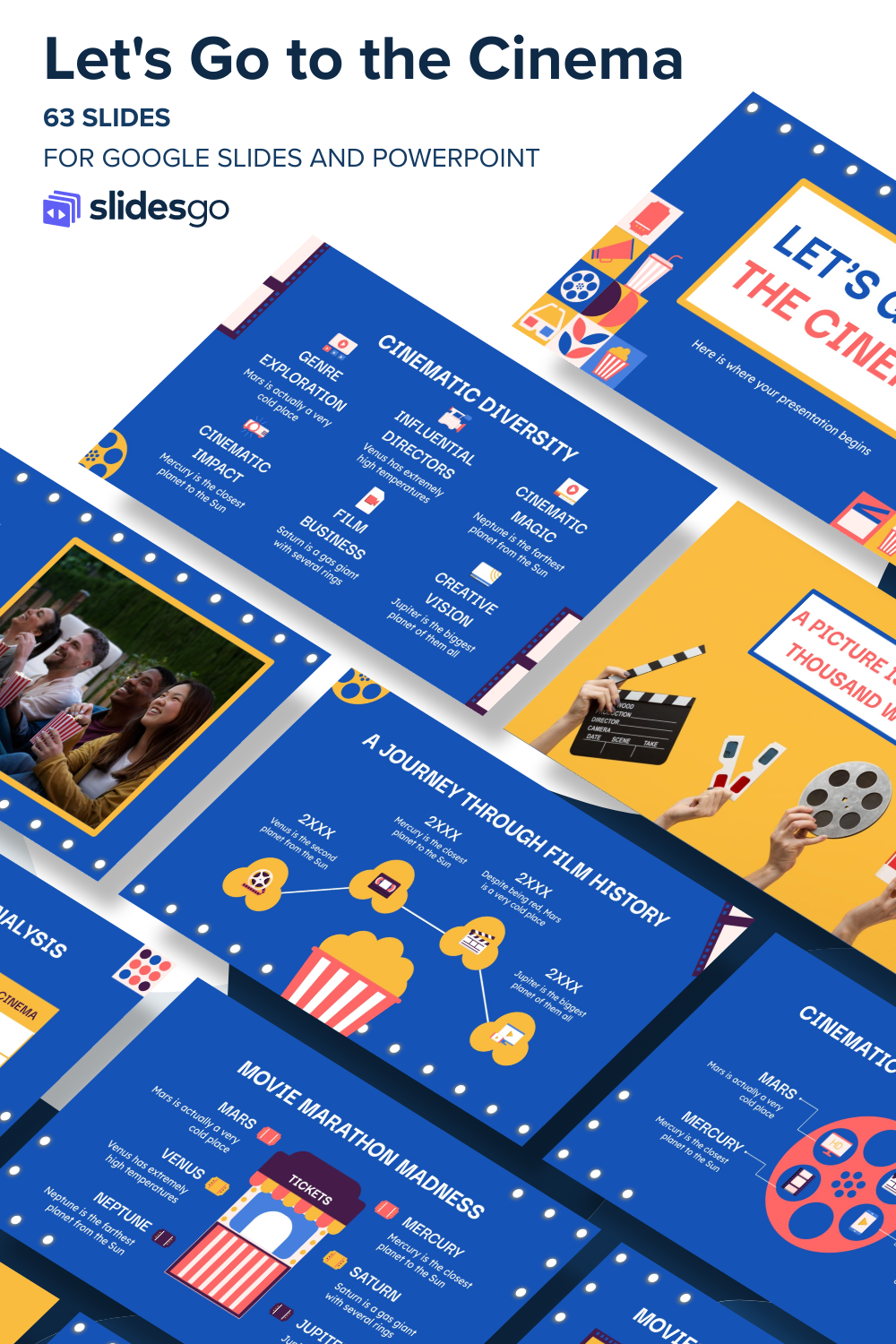 Let's Go to the Cinema | Google Slides & PowerPoint