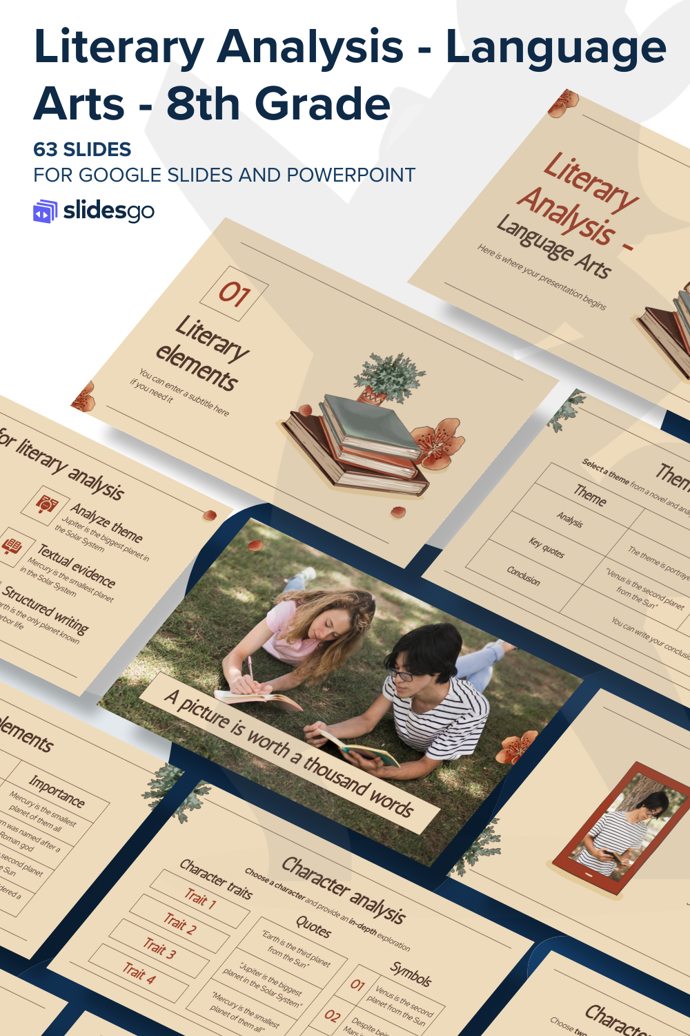 Literary Analysis - Language Arts | Google Slides