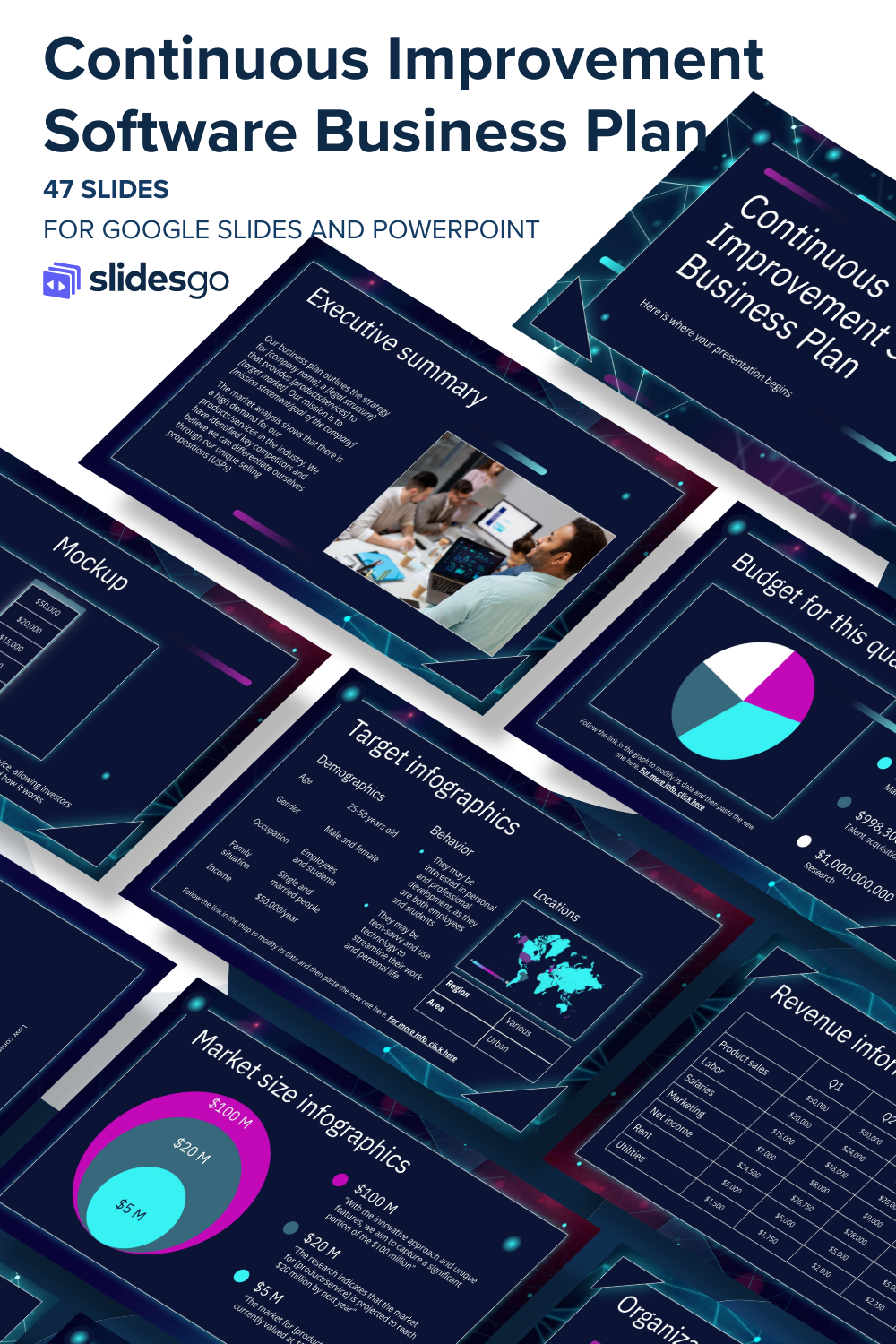 Continuous Improvement Software Business Plan Presentation