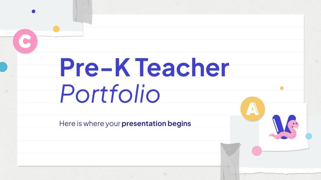Pre-K Teacher Portfolio Presentation