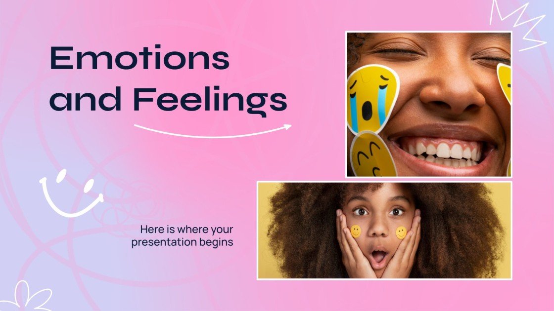 Plantillas gratis sobre emociones para Google Slides y PPT
