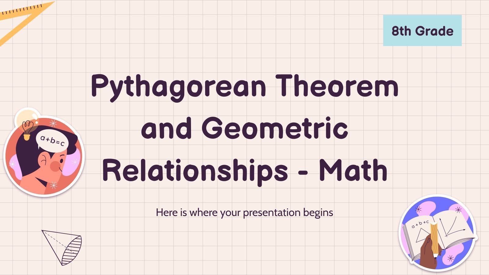 Pythagorean Theorem and Geometric Relationships - 8th Grade