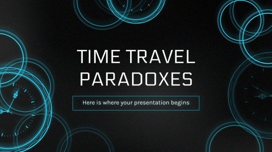 Time Travel Google Slides and PowerPoint Template