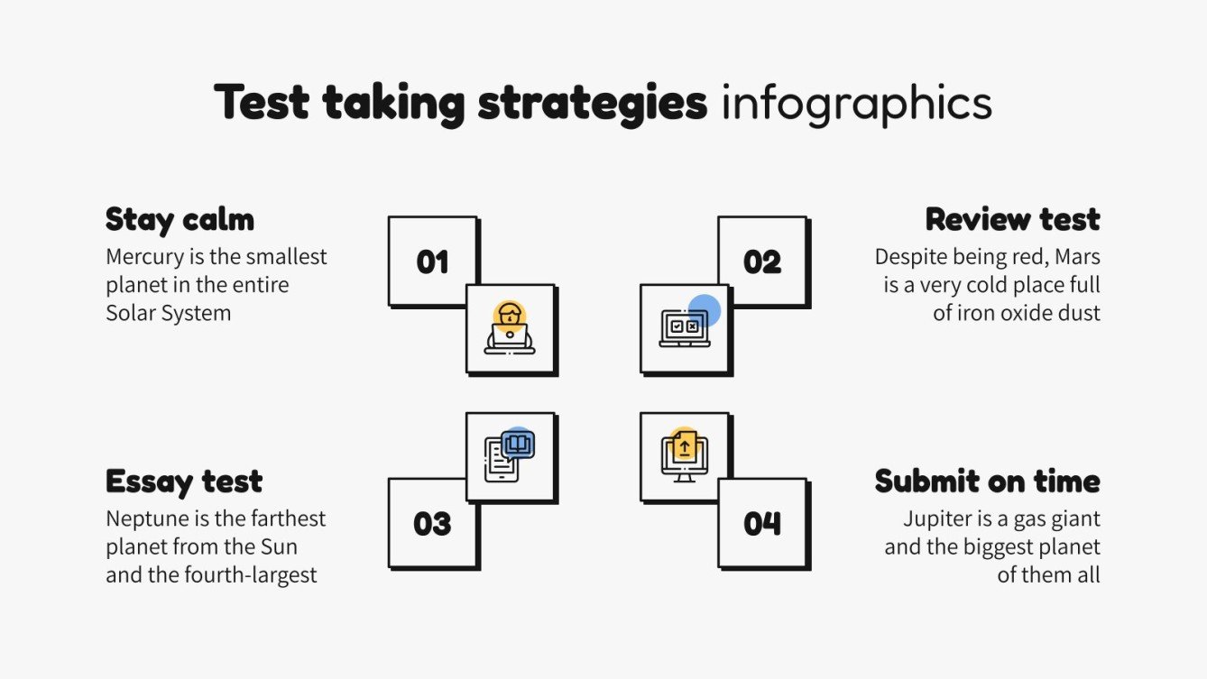 Test Taking Strategies Infographics | Google Slides & PPT