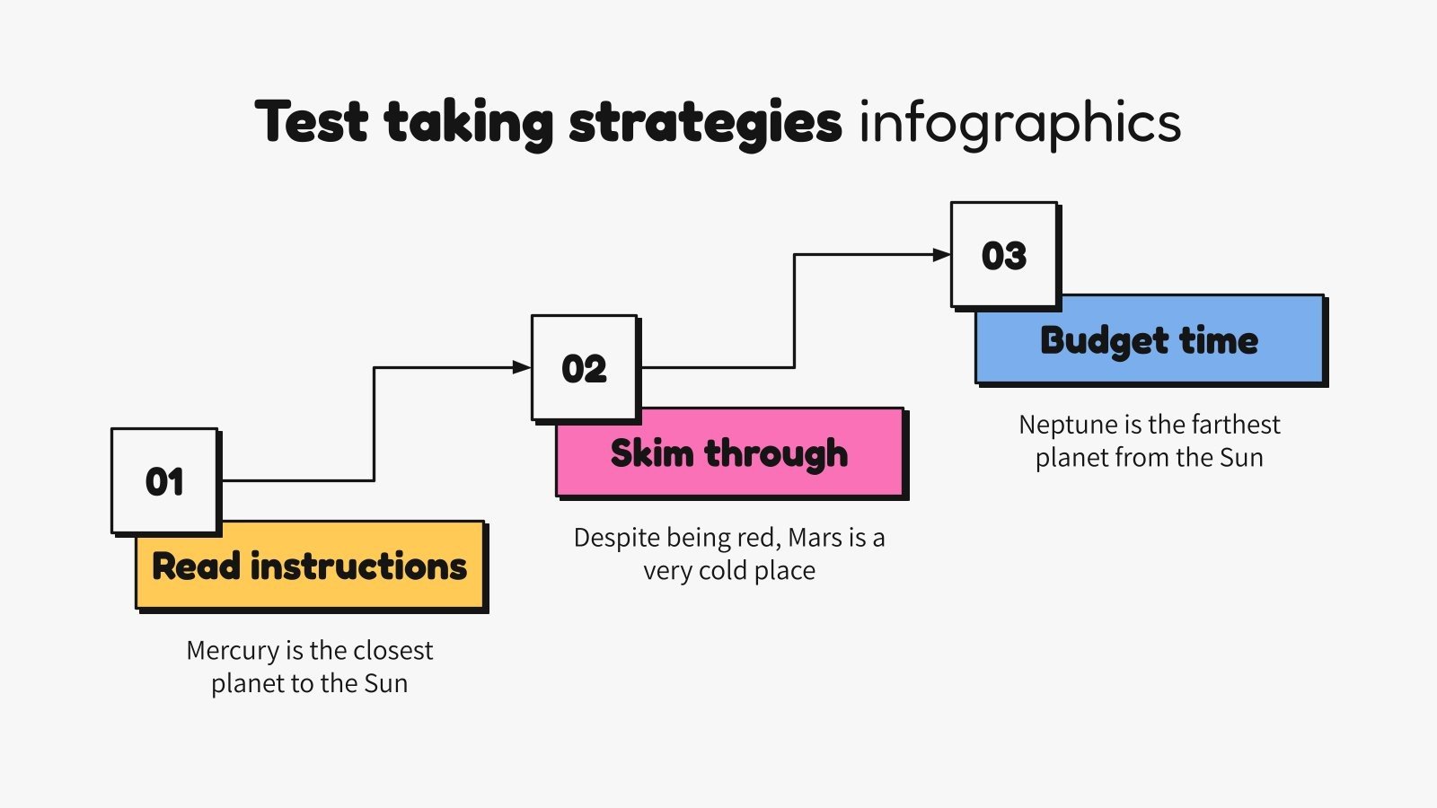Test Taking Strategies Infographics | Google Slides & PPT
