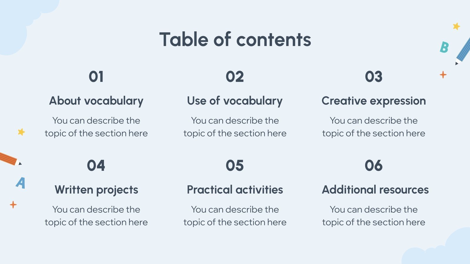Vocabulary Acquisition and Usage | Google Slides & PPT