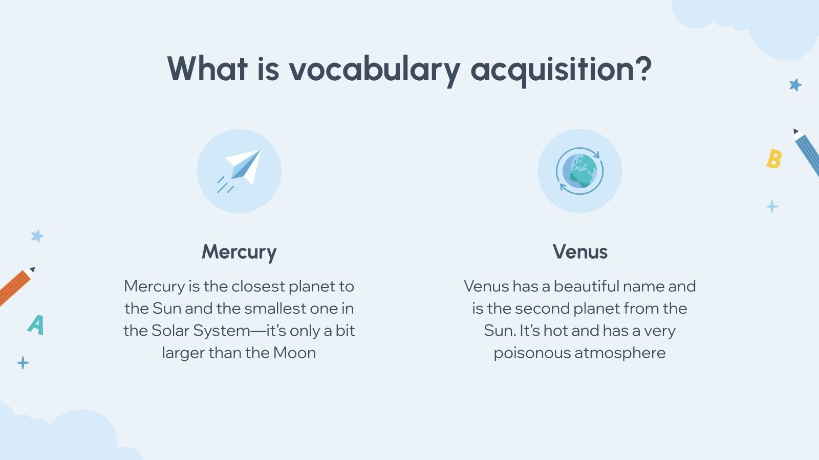 Vocabulary Acquisition and Usage | Google Slides & PPT