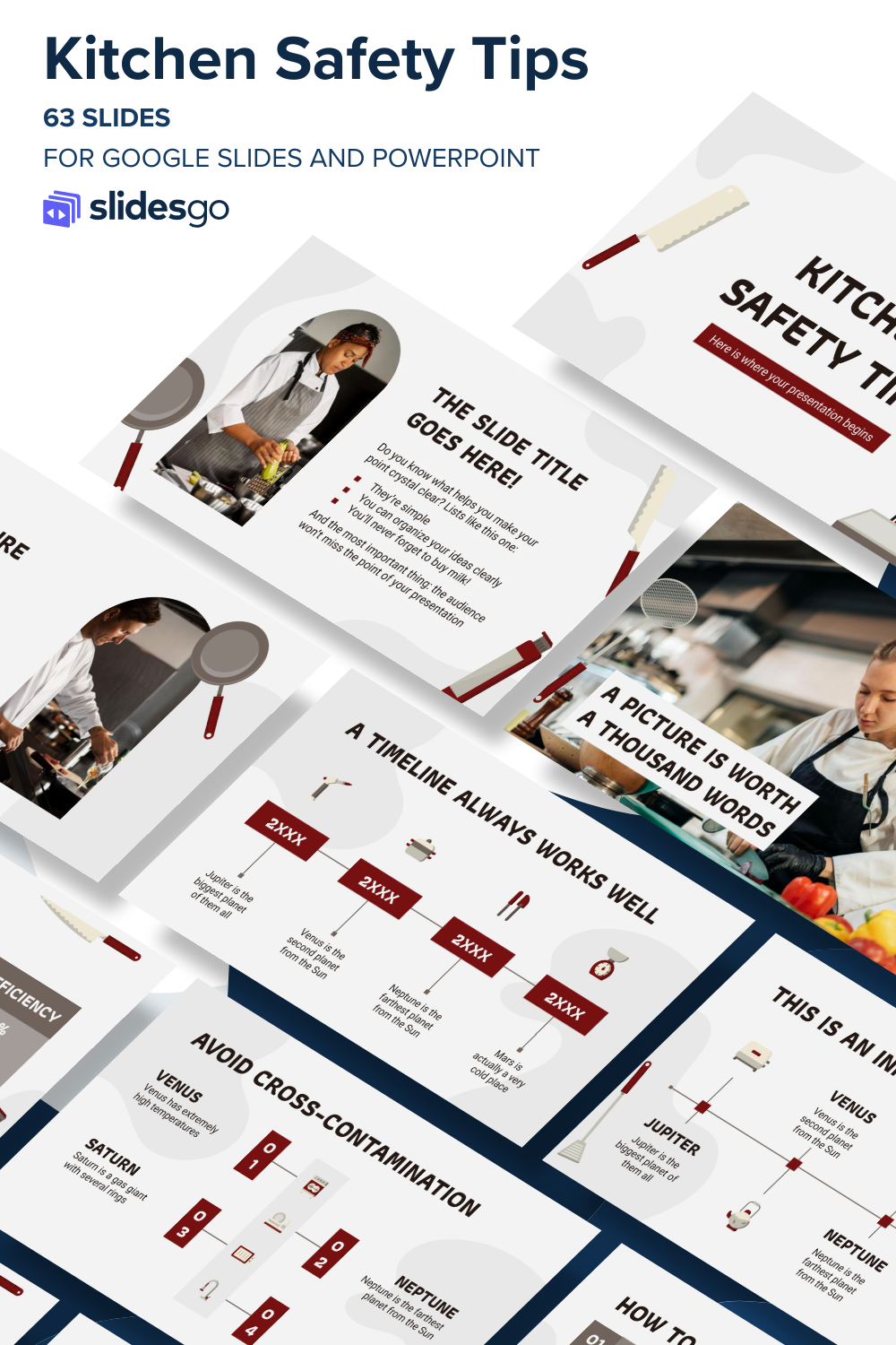 Kitchen Safety Tips | Google Slides & PowerPoint