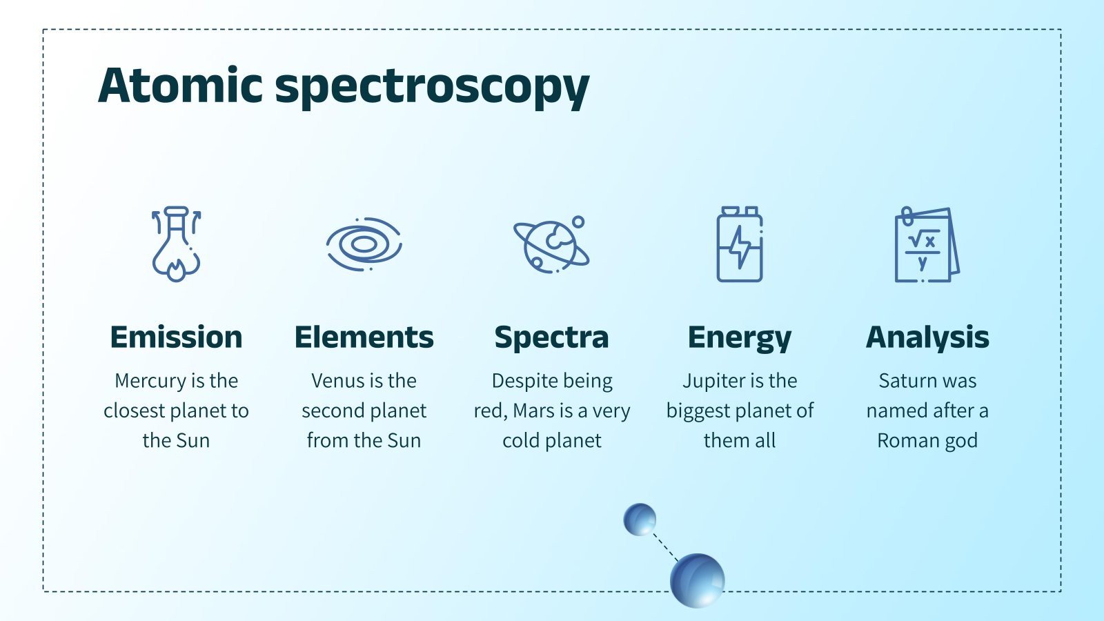 Présentation Structure atomique et liaison - 1e année