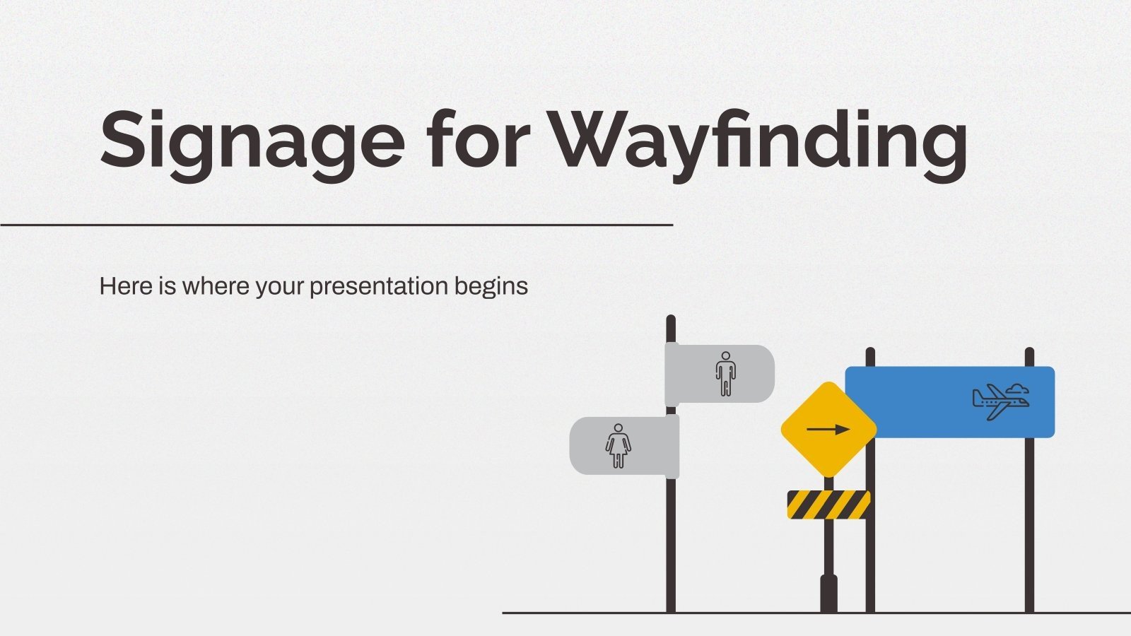 Signage for Wayfinding Presentation