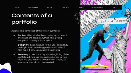 Presentación Portafolio moderno e interactivo