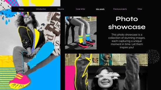 Modern and Interactive Portfolio Presentation