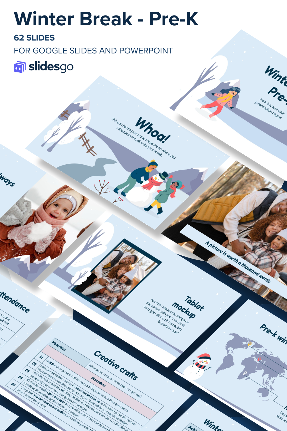 Winter Break - Pre-K | Google Slides & PowerPoint