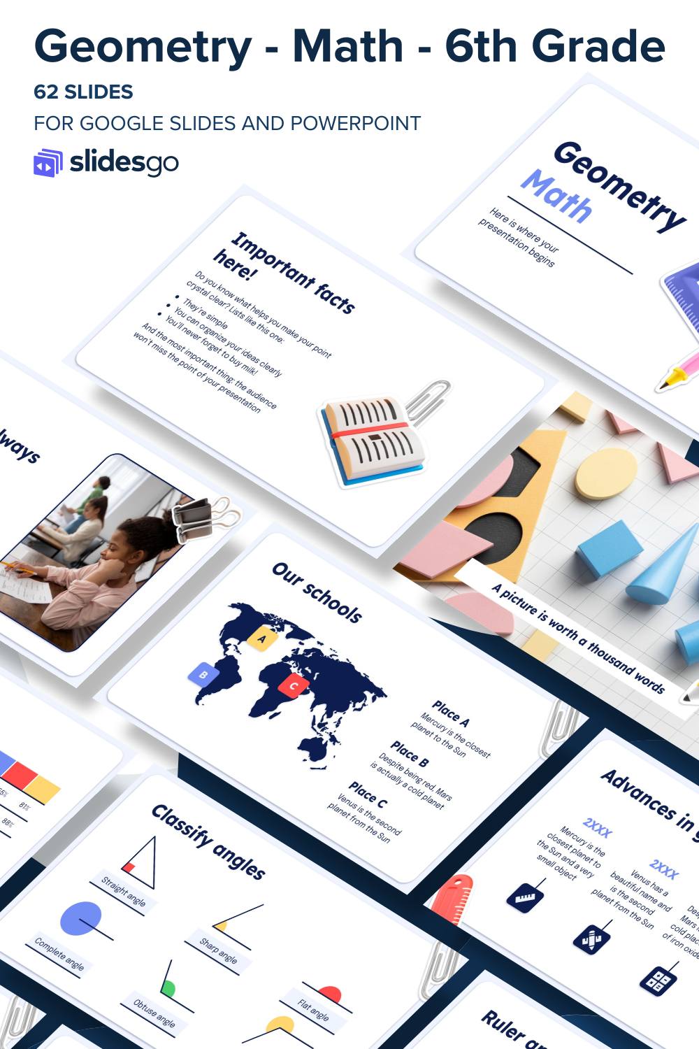 Geometry - Math - 6th Grade | Google Slides & PPT