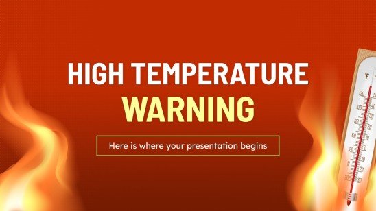 High Temperature Warning | Google Slides e PowerPoint