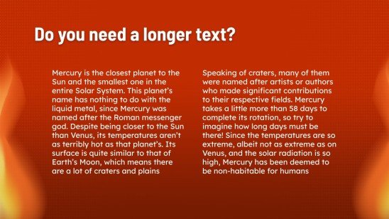 High Temperature Warning | Google Slides e PowerPoint