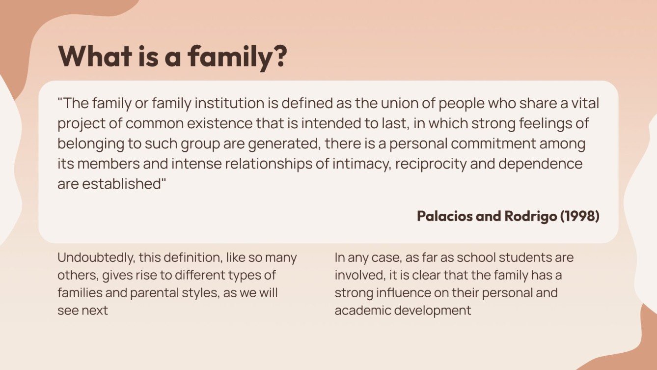 The Family and its Functions Presentation