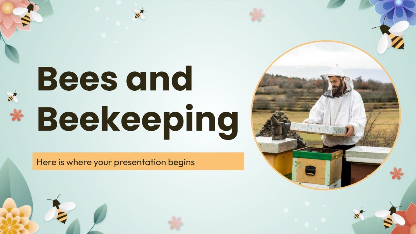 Free Google Slides & PowerPoint templates about bees