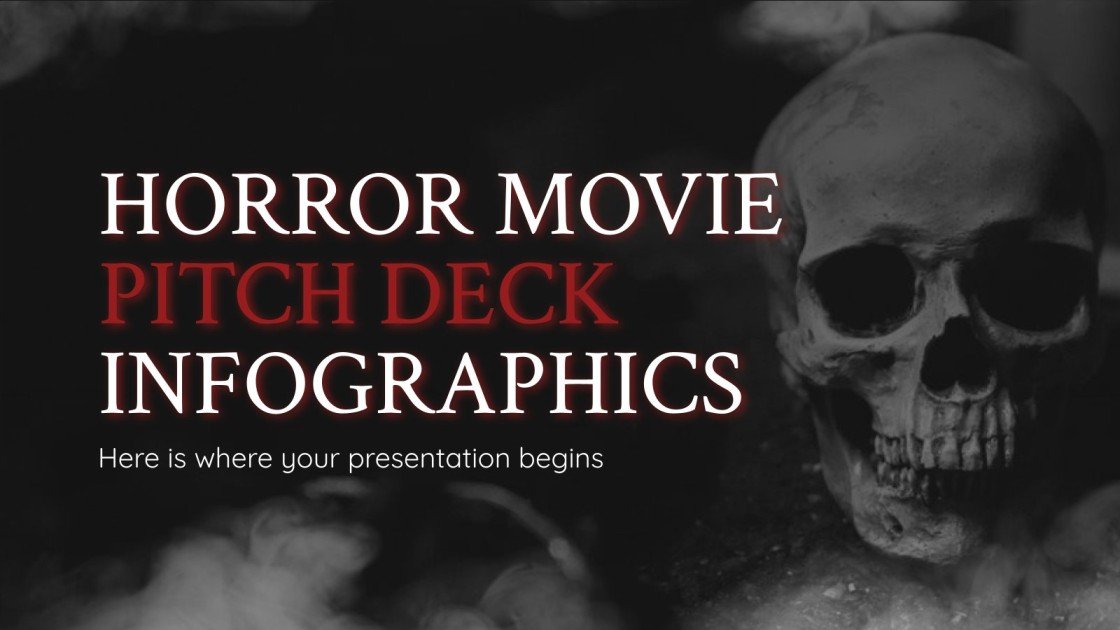 Horror Movie Pitch Deck Infographics Template
