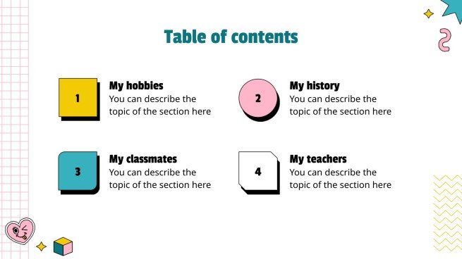 All About Me for High School Students Presentation