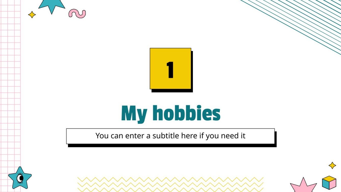 All About Me for High School Students Presentation