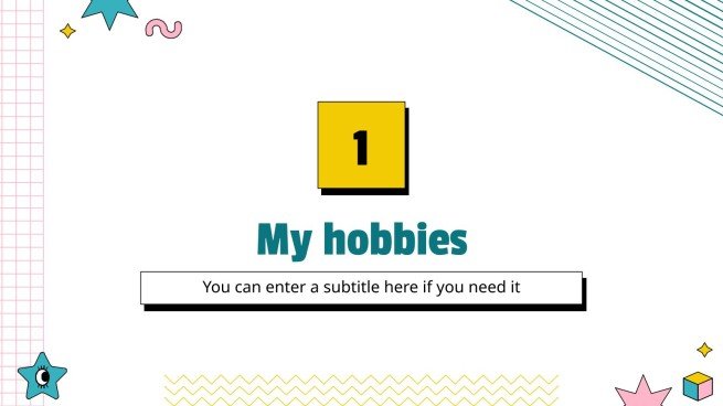 All About Me for High School Students Presentation