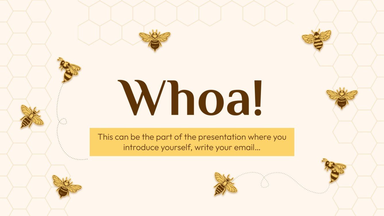 Bee Background Presentation