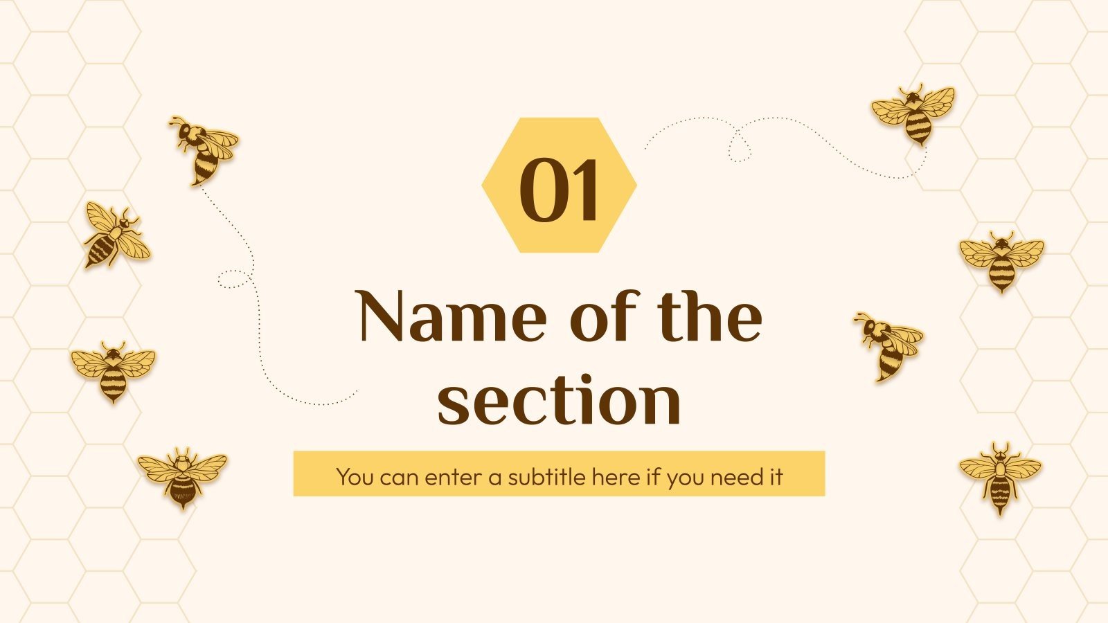 Bee Background Presentation