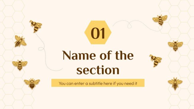 Bee Background Presentation